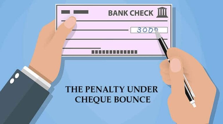 The Charges & Penalty under Cheque Bounce - Moneymint