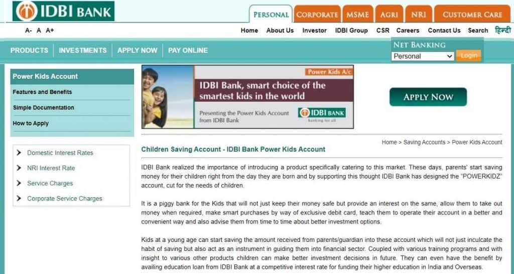 10 Best Savings Bank Accounts For Children In India - Moneymint