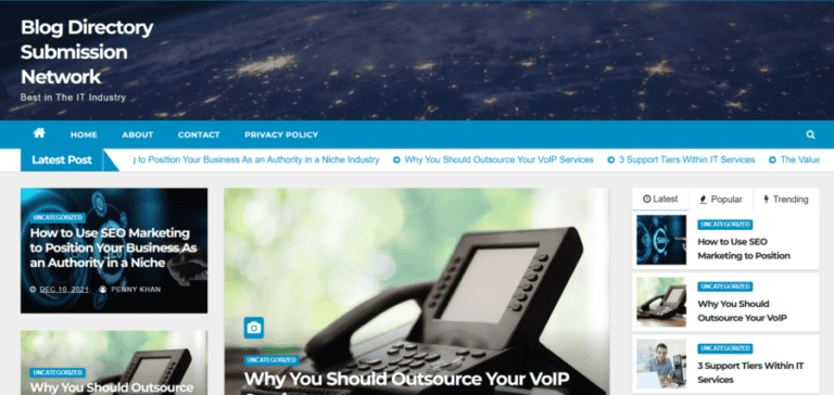 200+ Free Blog Submission Sites List