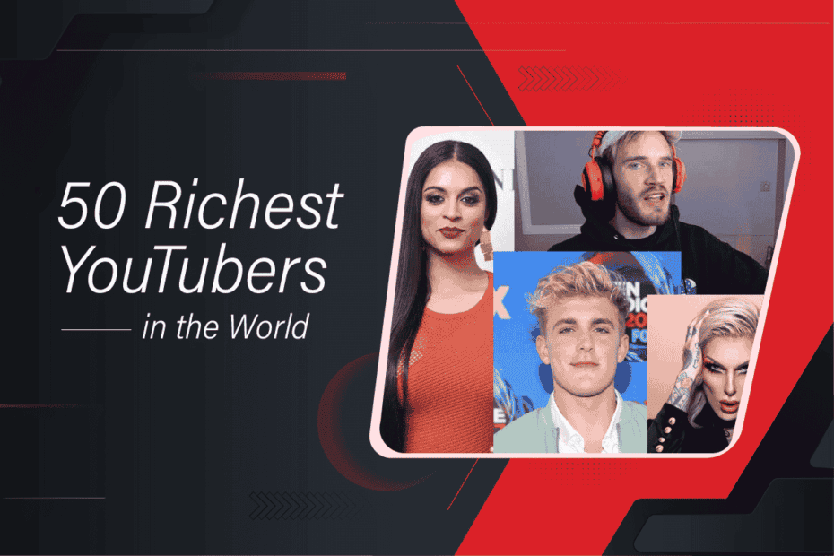 50 Richest YouTubers in the World With Net Worth 2025 - Moneymint