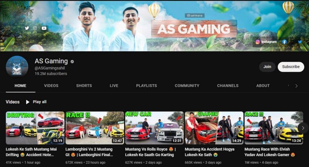 Top 50 Popular YouTubers in India