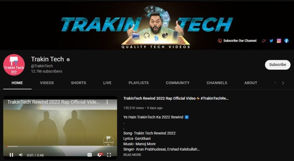 Top 50 Most Subscribed YouTube Channel in India - Moneymint